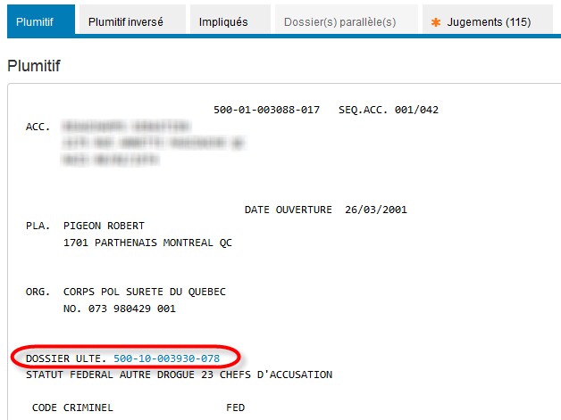 Comment faire le suivi de dossiers en matière pénale avec les Plumitifs ...